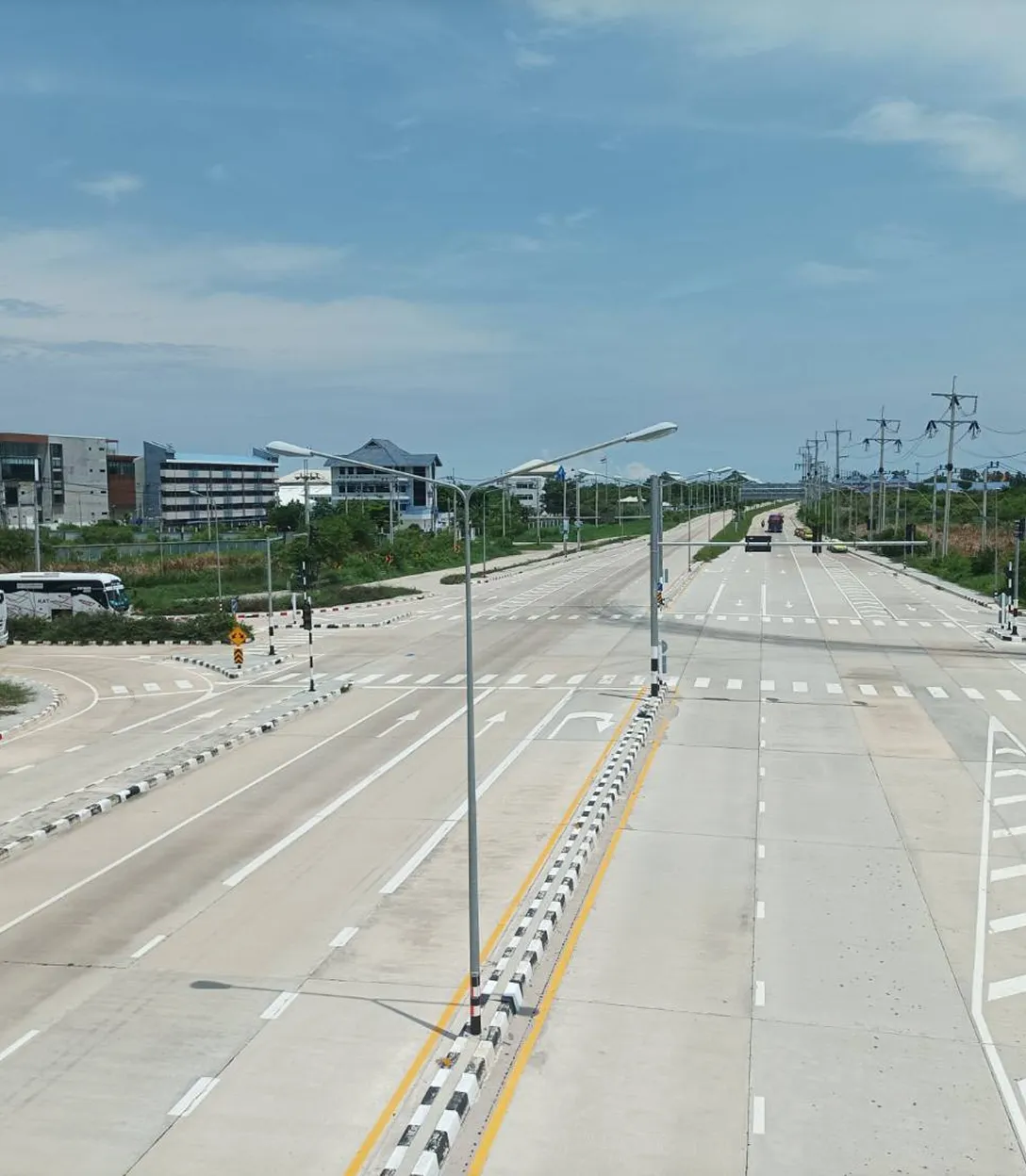 Traffic Sign Structure, Tapered Steel Lighting Pole - Rayong ...